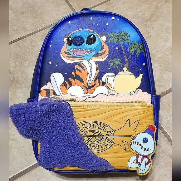 Disney | Bags | Her Universe Disney Stitch Scrump As Aladdins Rajah Apu ...